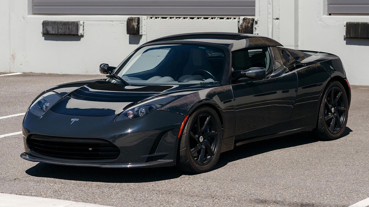 One-of-a-kind secret Tesla Roadster R&D prototype up for auction ...