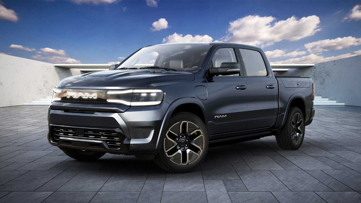 Ram d?voile le Ram 1500 REV 2025, une camionnette 100 % ?lectrique au ...