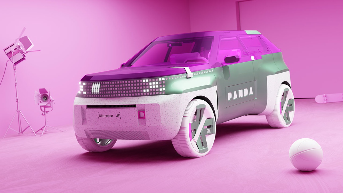 Electric Fiat Panda previewed as one of five stunning new concepts ...