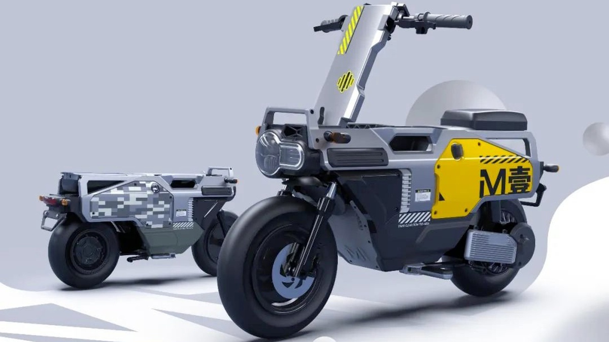 FELO Unveils Folding Electric Motorcycle Inspired by Classic Honda ...