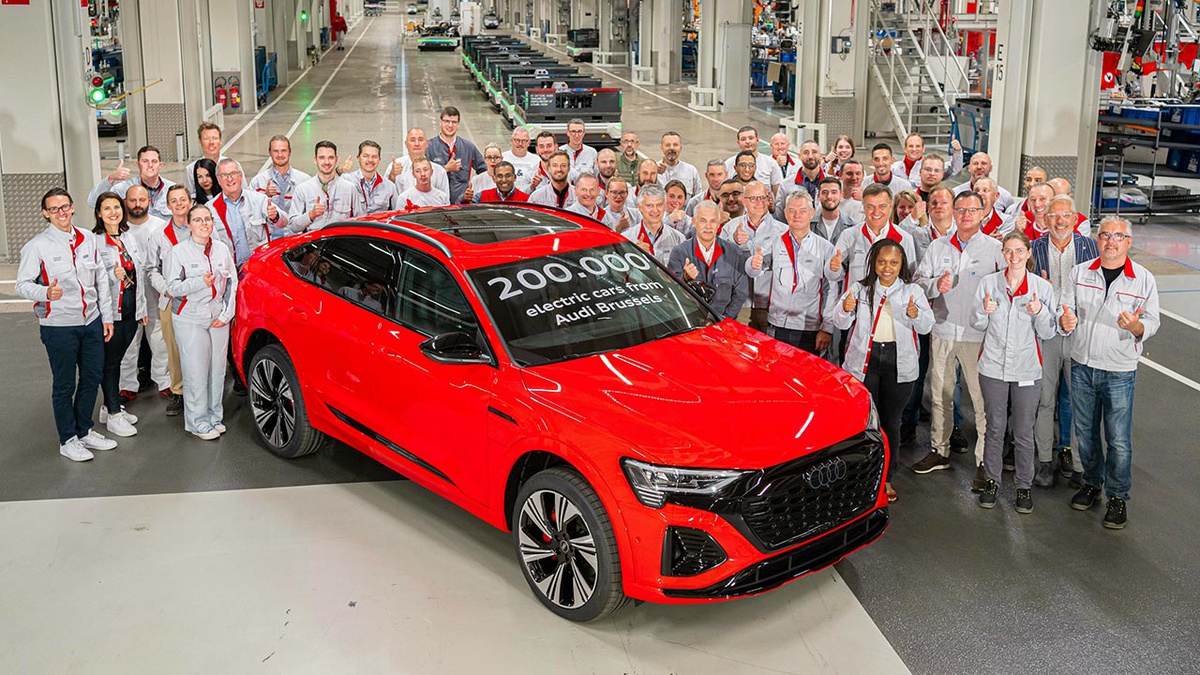 Audi Br?ssel erreicht Meilenstein: Produktion von 200.000 ...