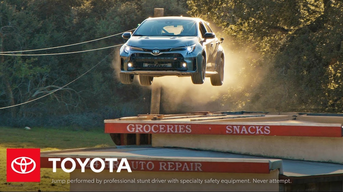 Toyota's GR Corolla Shatters Boring Stereotypes in Epic Stunt-Filled Ad ...