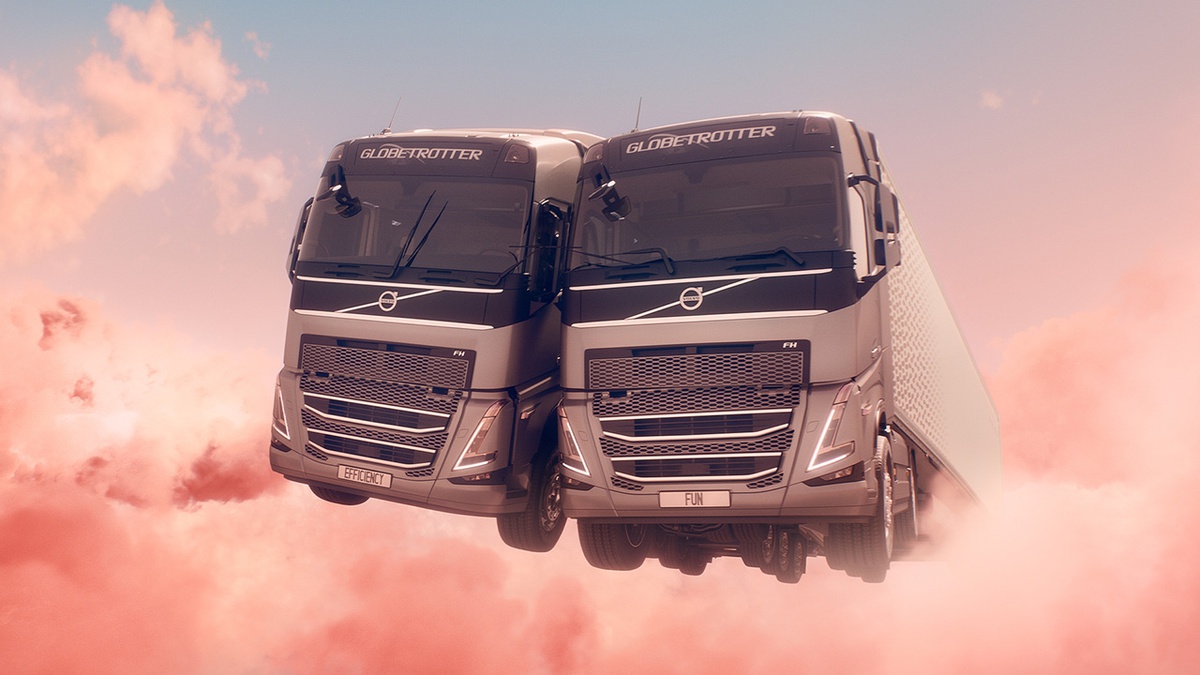 Love affair between two trucks: new Volvo Trucks commercial – Autoua.net