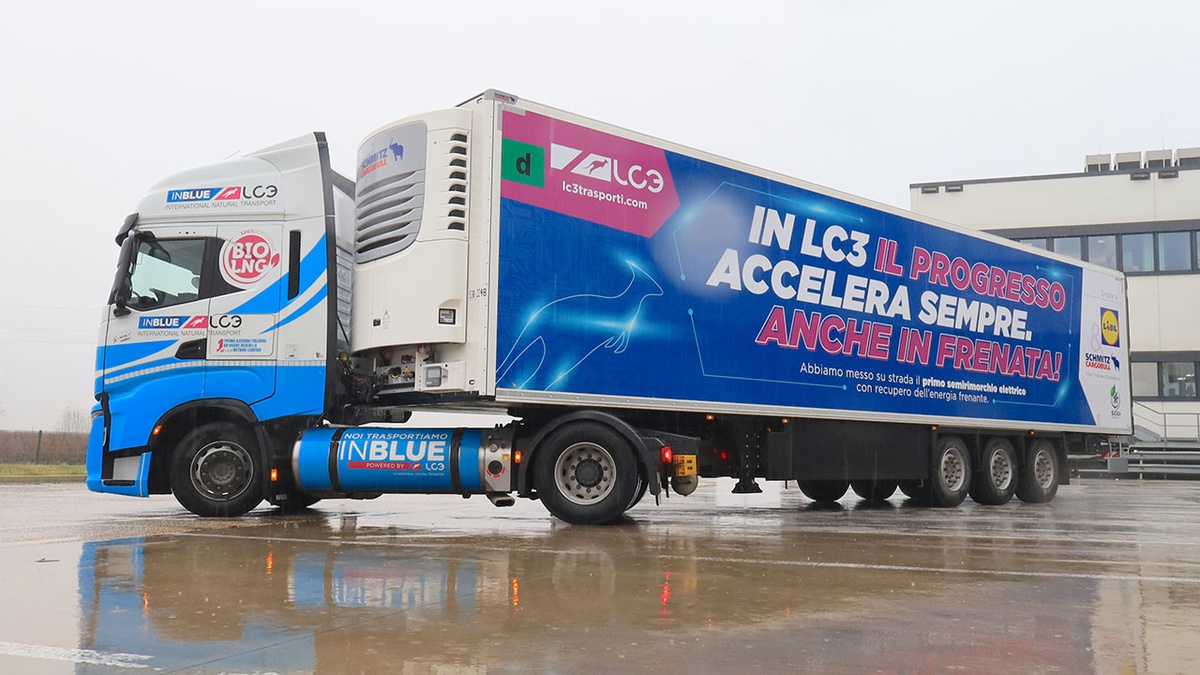 Italian transport company LC3 has launched the first all-electric ...