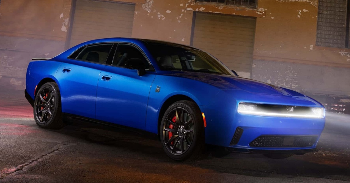 The world's only production four-door muscle car: Dodge unveils the new ...