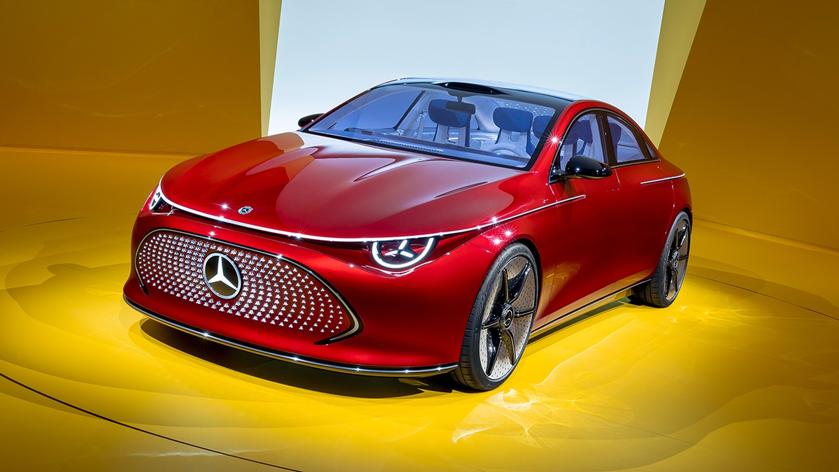 Mercedes d?voile le concept ?lectrique CLA avec une autonomie de 750 km ...
