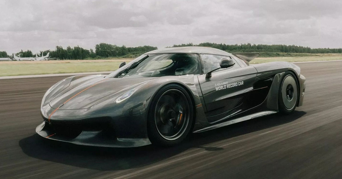 The Koenigsegg Jesko Absolut has broken the Rimac Nevera R record for ...