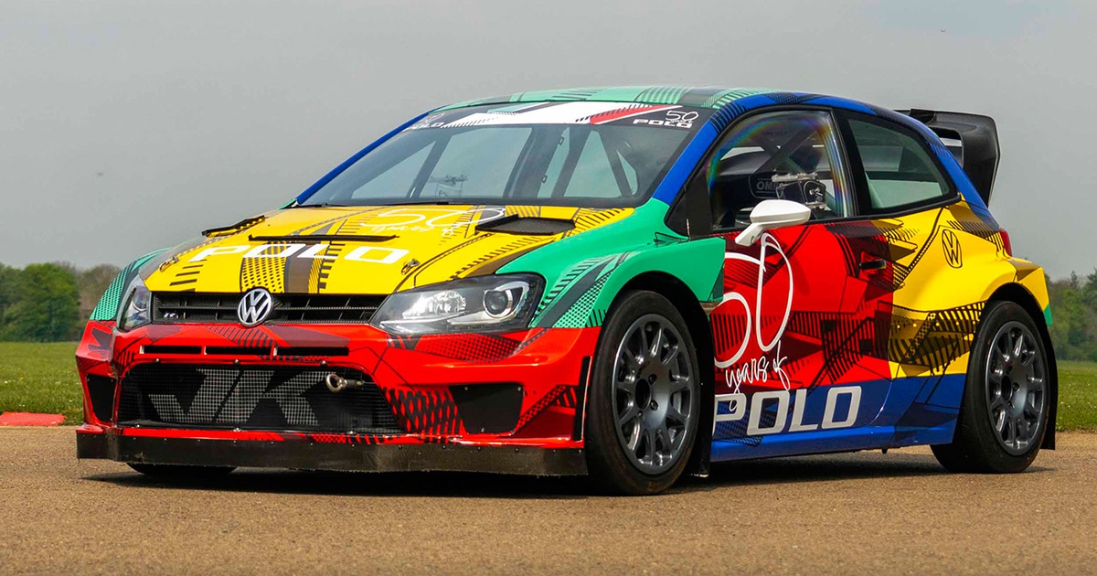 Volkswagen feierte den 50. Geburtstag des Polo mit einer WRX-Version in ...