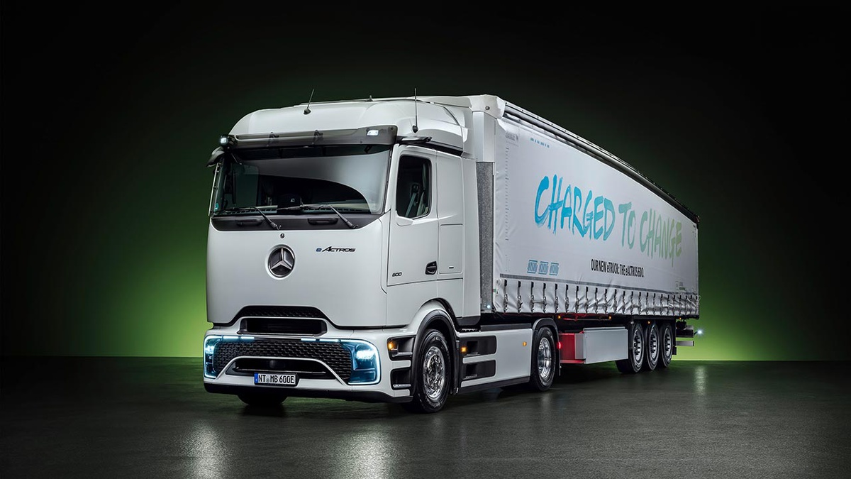 Mercedes-Benz eActros 600 long-haul electric truck debuts with 500 km ...