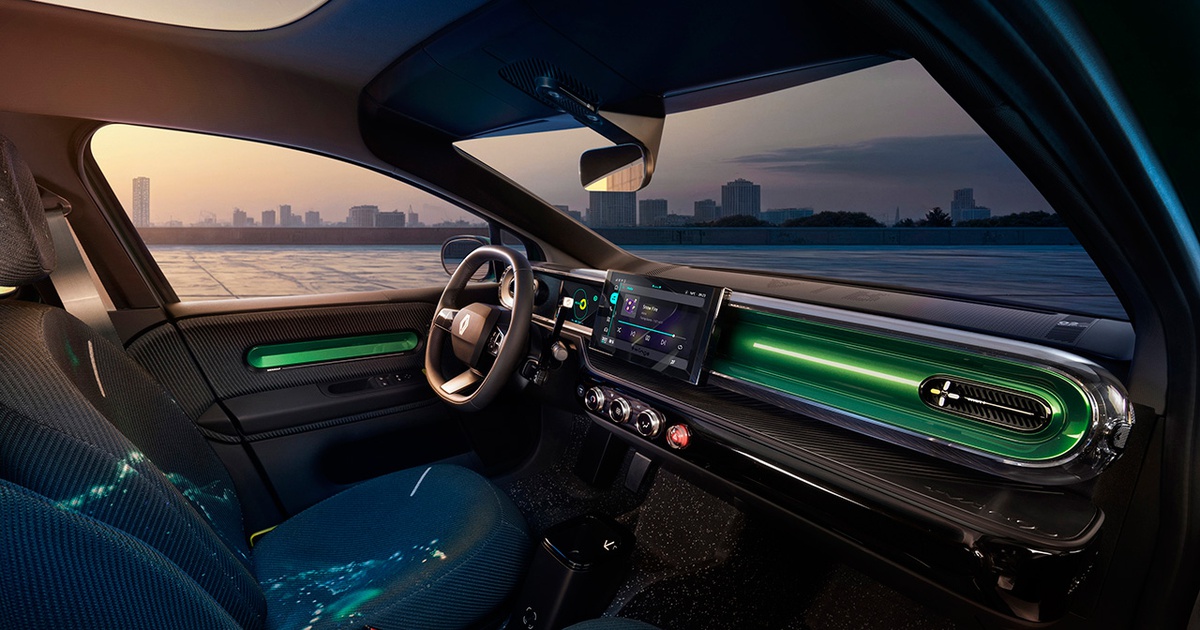 Renault Twingo E-Tech: erste offizielle Fotos vom Innenraum des 20.000 ...
