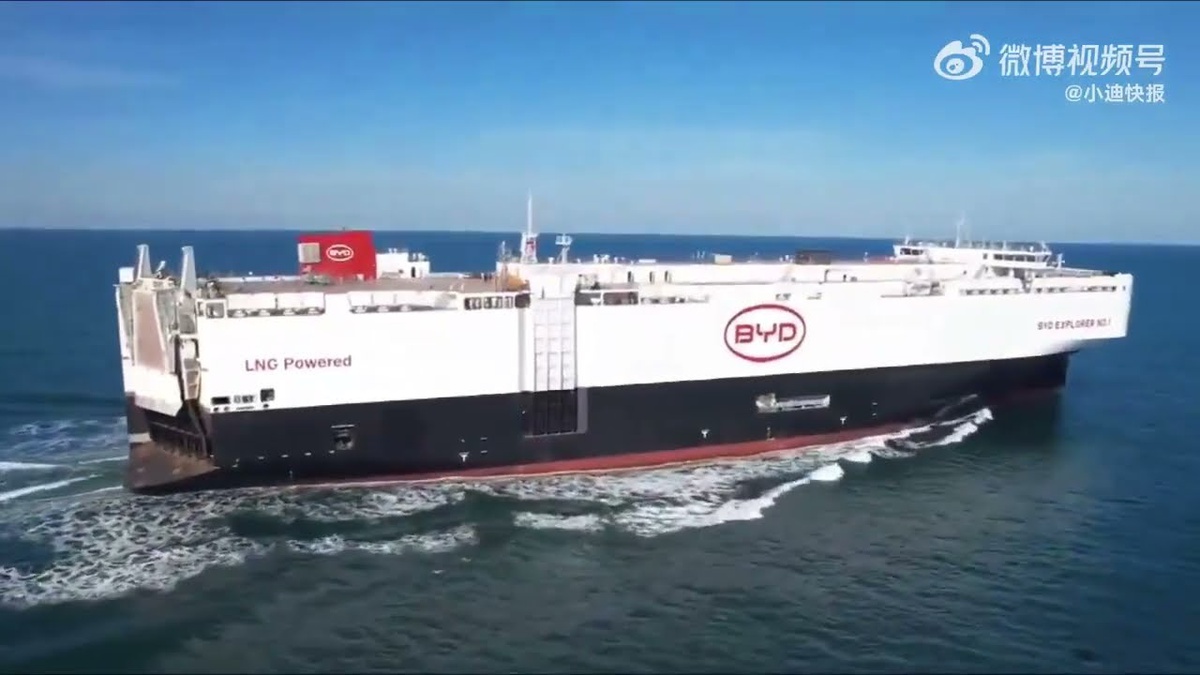 BYD to get seven more cargo ships to meet export demand – Autoua.net