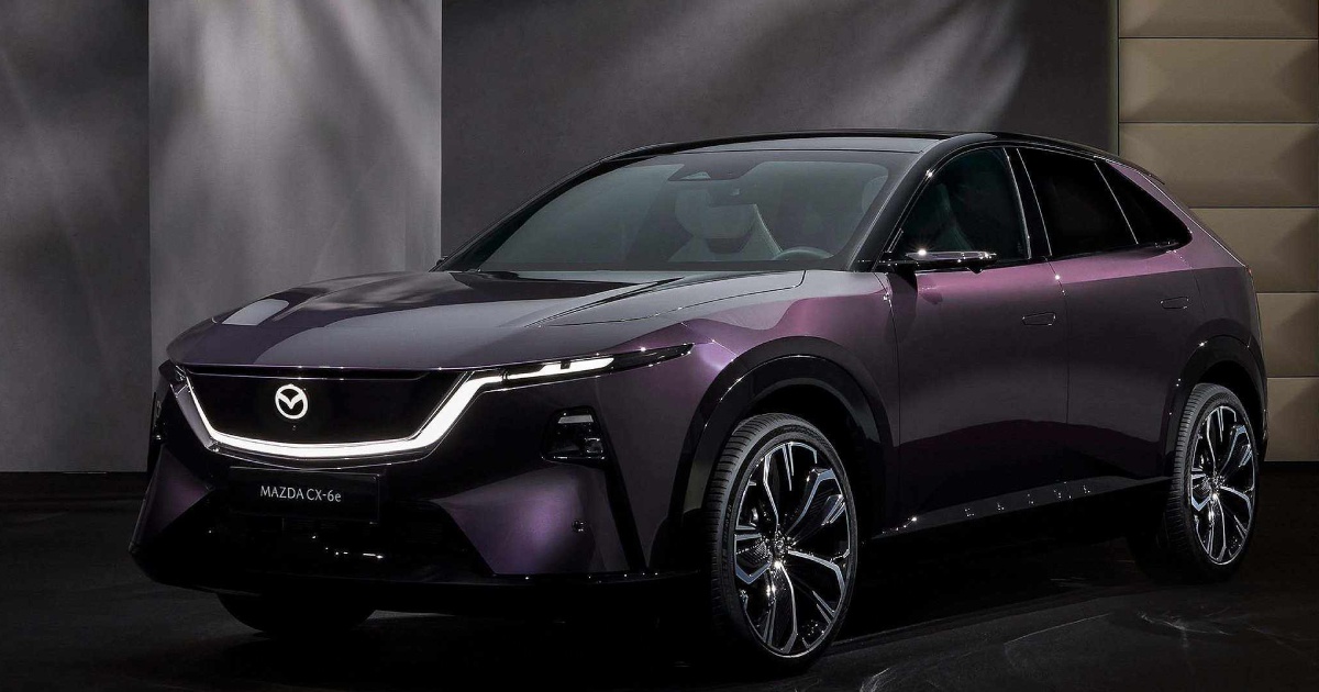 Range of 484 km: Mazda unveiled the new electric crossover CX-6e ...