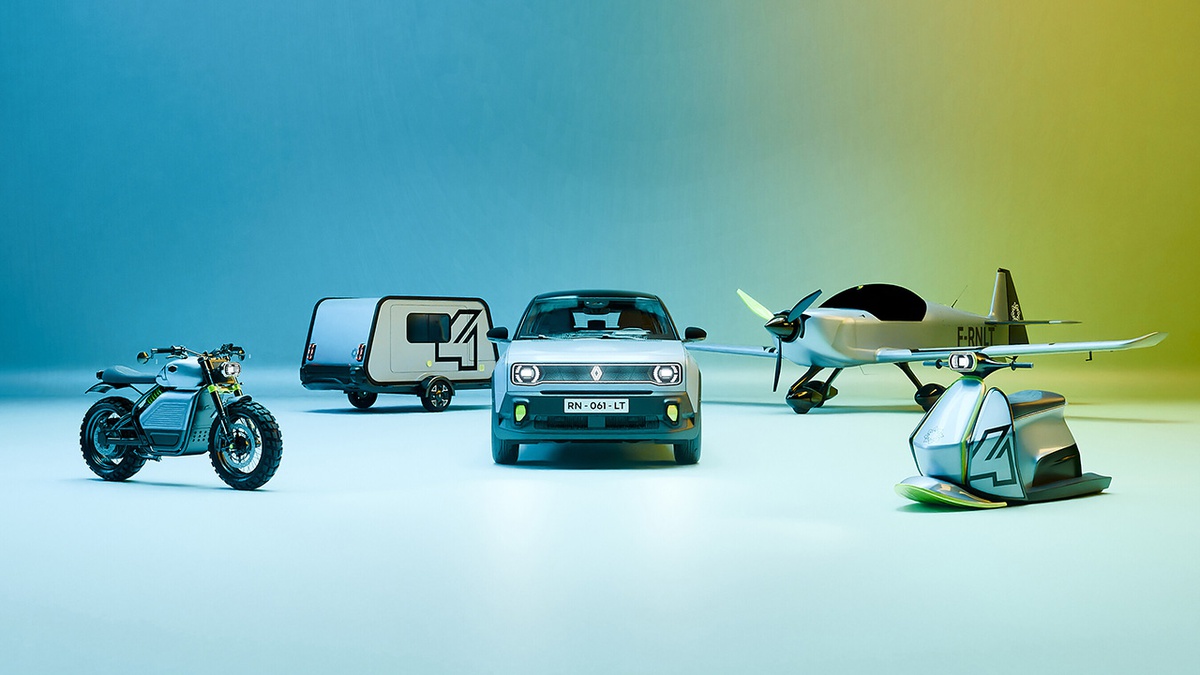 Renault has unveiled an airplane, a motorcycle, a mini-caravan and a ...