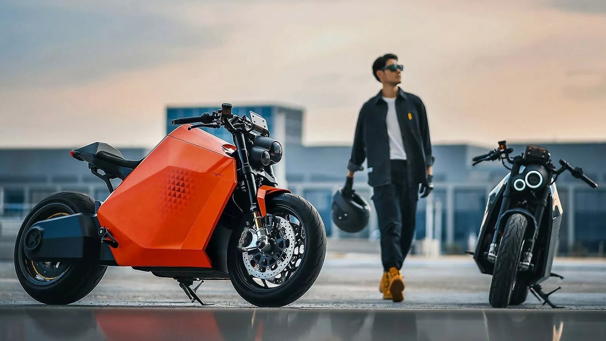 Davinci Motor's DC100 electric motorcycle boasts impressive performance ...