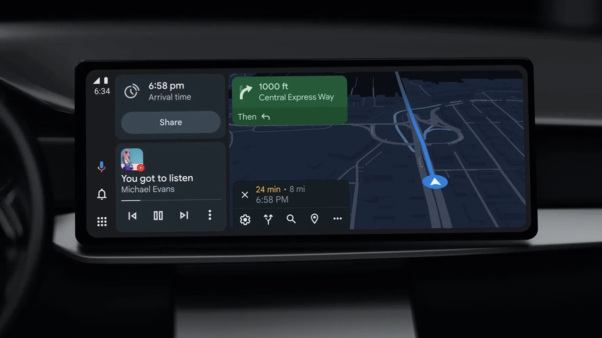Android Auto’s redesign will bring user-friendly music player widgets ...