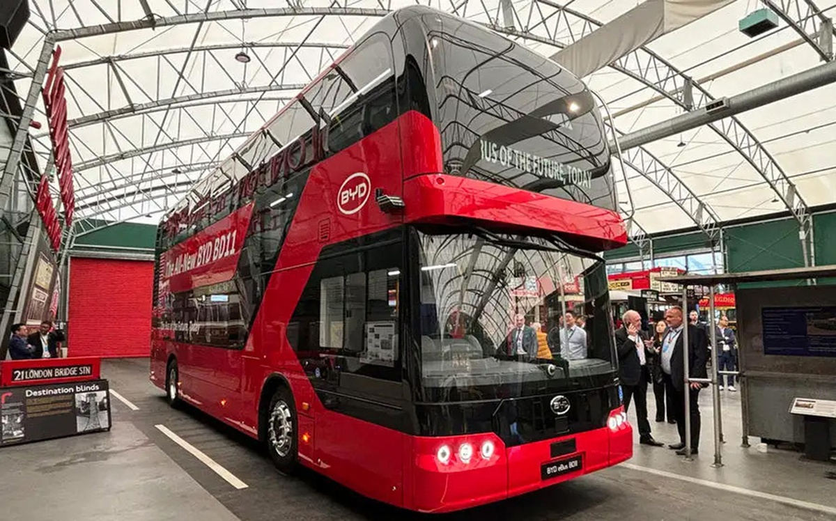 BYD unveils electric double-decker bus for London – Autoua.net