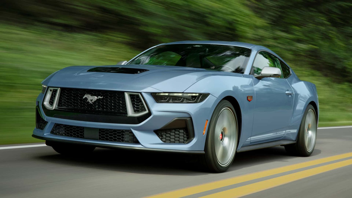 Luxus Ford Mustang Blau Ebenbild