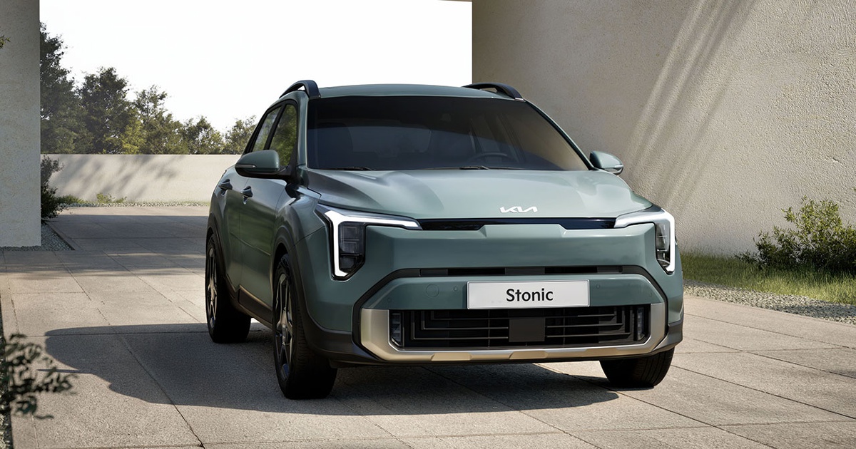 Kia hat den aktualisierten Stonic 2026 im modernen Design der Marke ...