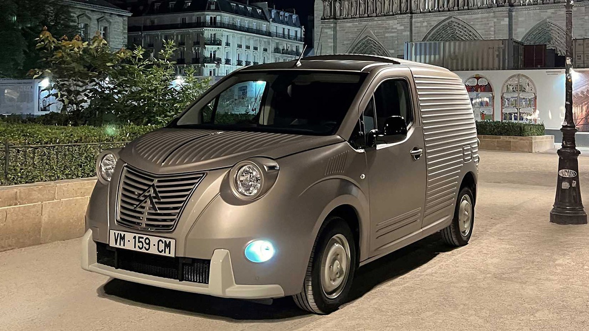 Citro?n Berlingo 2CV Fourgonnette: modern van in French retro style ...