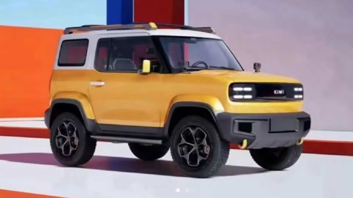 Es konnte ein elektrischer Suzuki Jimny sein aber es ist ein SUV eines chinesischen Herstellers im Besitz von General Motors Autoua
