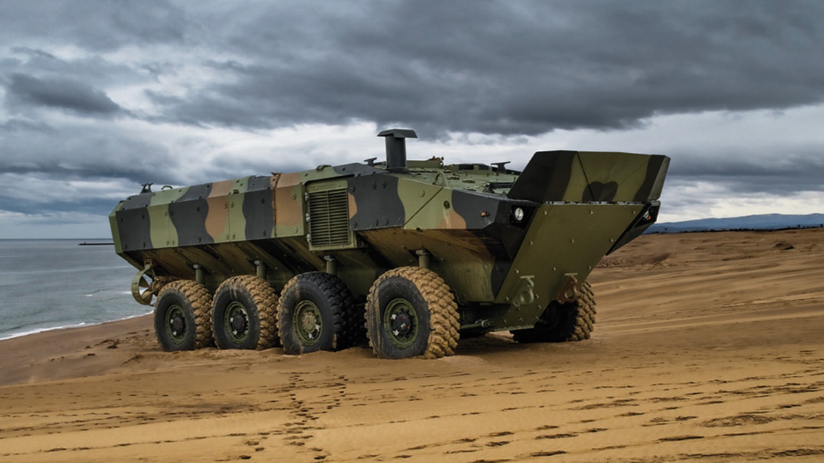 La marine italienne se pr?pare avec de nouveaux v?hicules blind?s amphibies 8x8 d'Iveco – Autoua.net